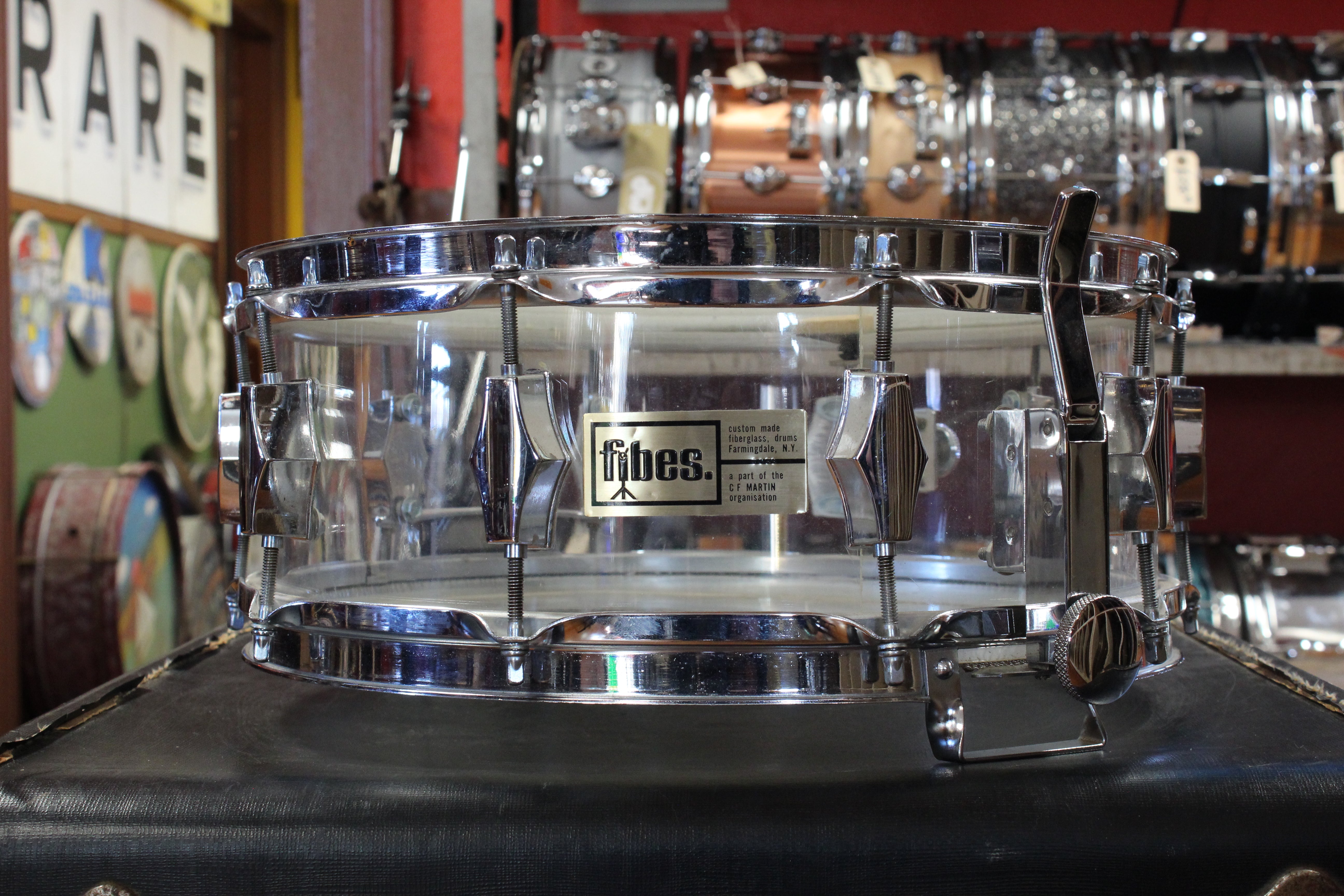 1970s Fibes 5.5x14 SFT 690 Crystalite Snare Drum – Wood & Weather Drum Shop