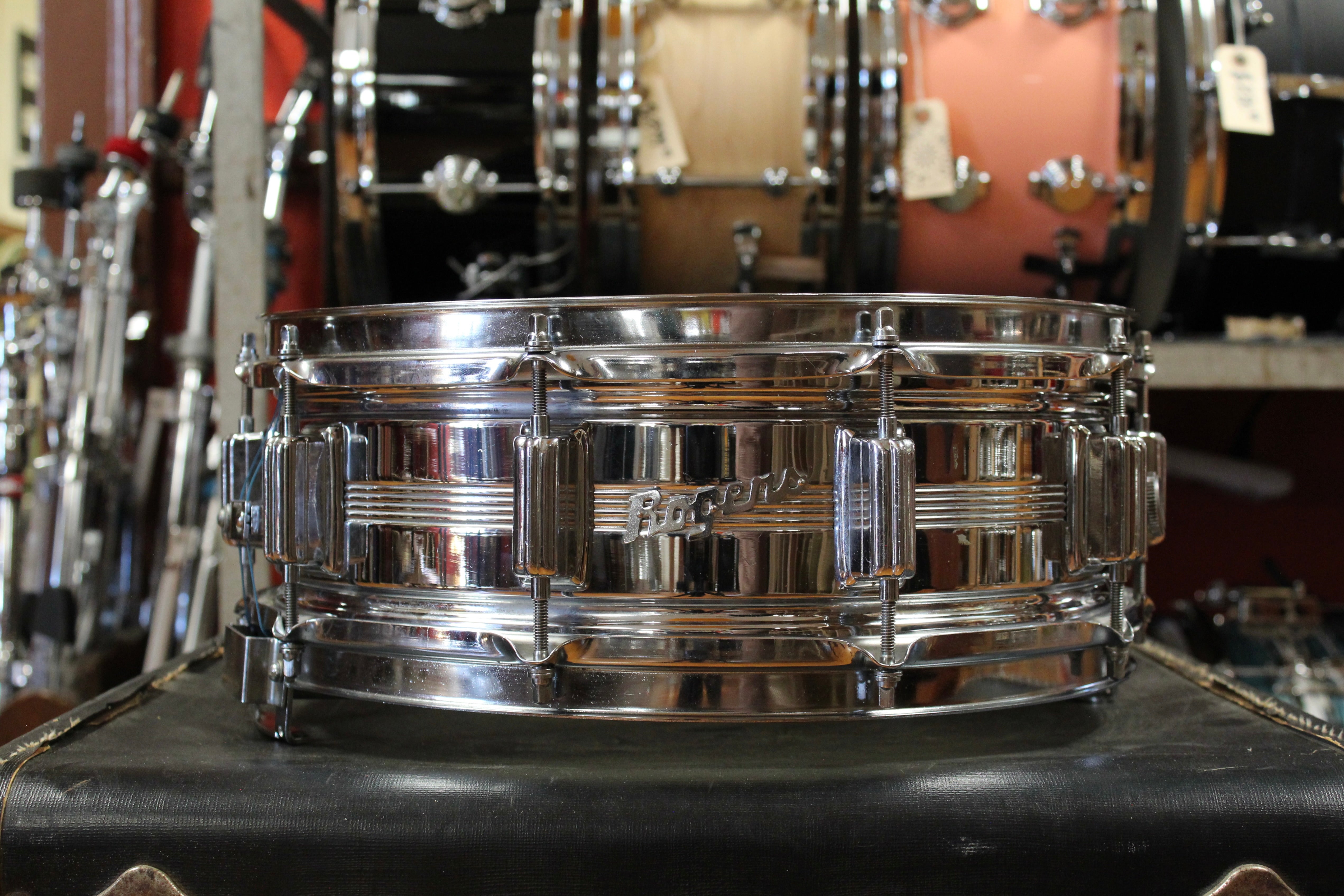 1970s Rogers 5x14 Dyna-sonic Snare Drum – Wood & Weather Drum Shop